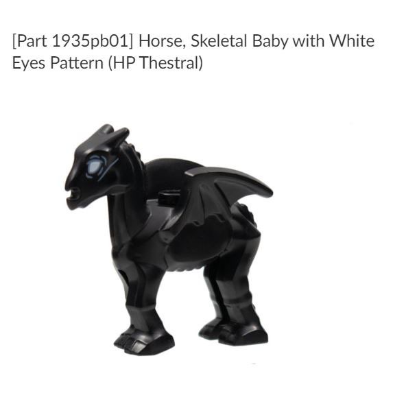 A89.[Ready Stock] 1935pb01. Original Lego Parts : Horse, Skeletal Baby ...