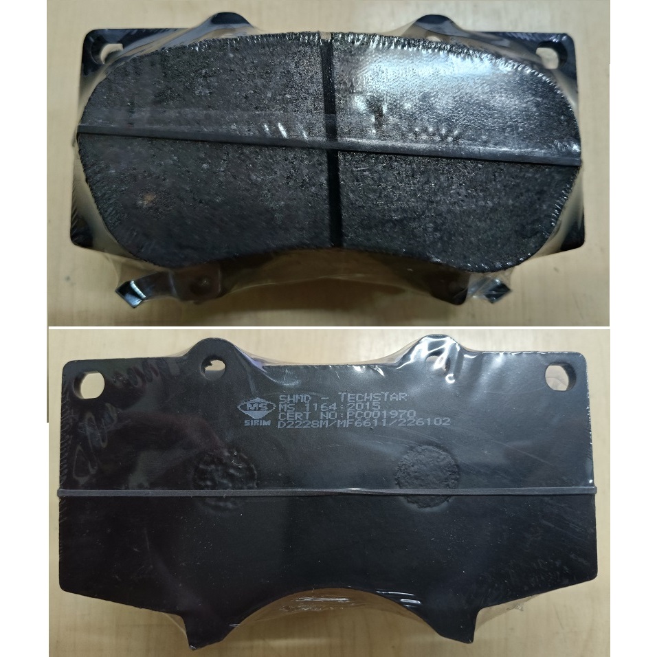 TOYOTA HILUX GUN125/REVO BRAKE PAD 2016-2024 HEAVY DUTY | Shopee Malaysia