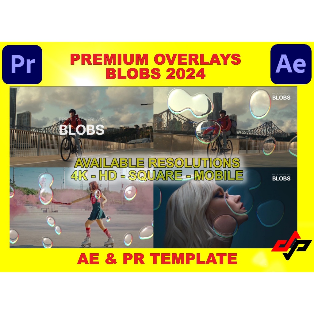 [PR AE Template] 2024 Blobs Premium Overlays Template for Premiere Pro ...
