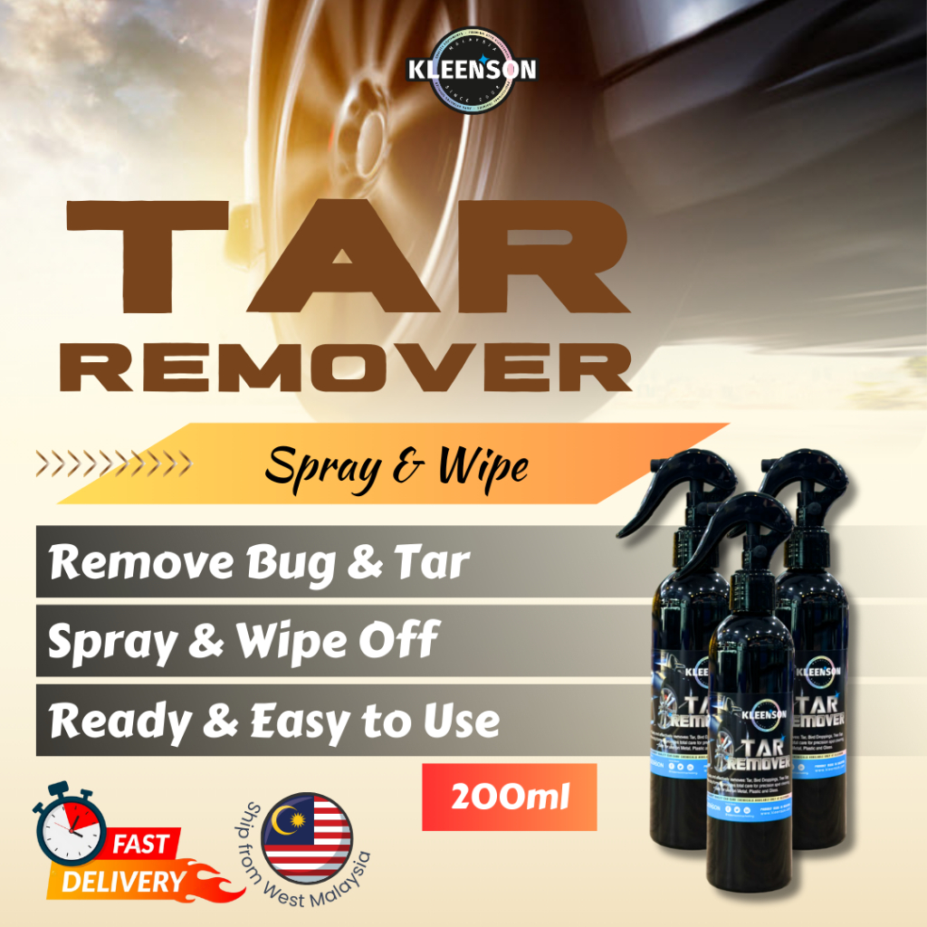 【Kleenson】Tar Remover (200ml) | Remove Bird Dropping | Tar & Tree Sap ...