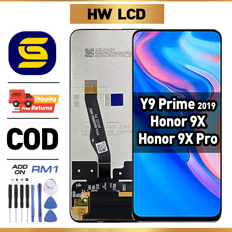LCD HW Y9 Prime 2019/ Honor 9X/ 9X Pro Compatible For Glass Original Touch Screen Digitizer ...