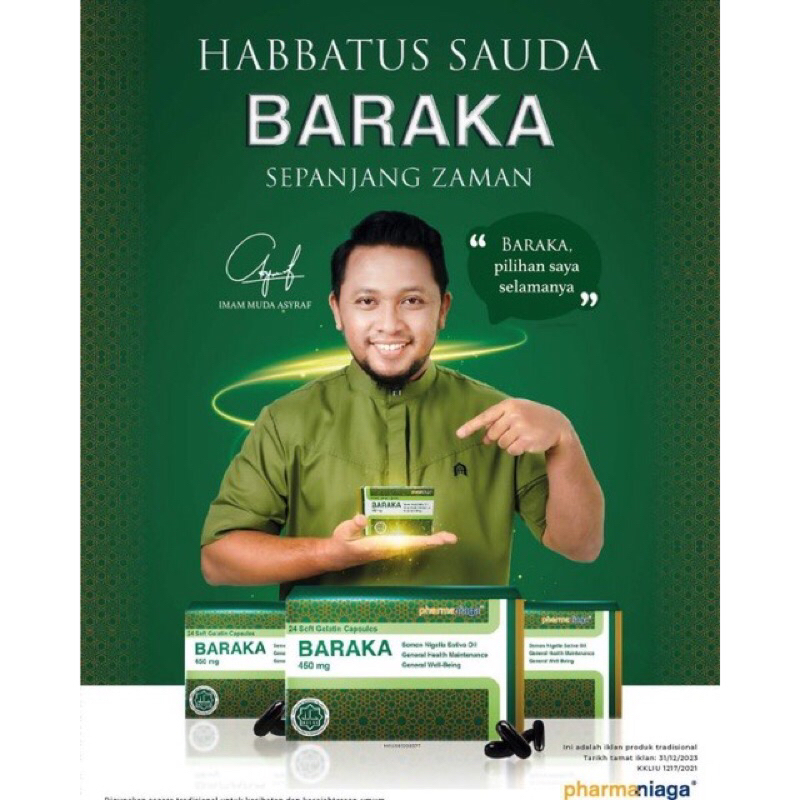 BARAKA HABBATUSSAUDA / 450G / 24 SOFT GELATIN CAPSULE - 💯% ORIGINAL HQ ...