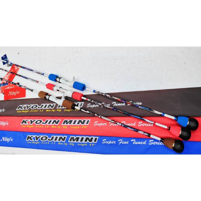 NINJA KYOJIN MINI FUJI GUIDES JIGGING RODS | Shopee Malaysia