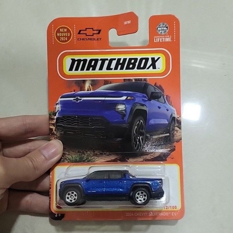 Matchbox Chevy Silverado EV Blue 2024 | Shopee Malaysia