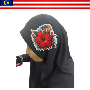 Hiasan Bunga Raya MERDEKA Acrylic Pin Kepala | Pin Baju | Brooch ...