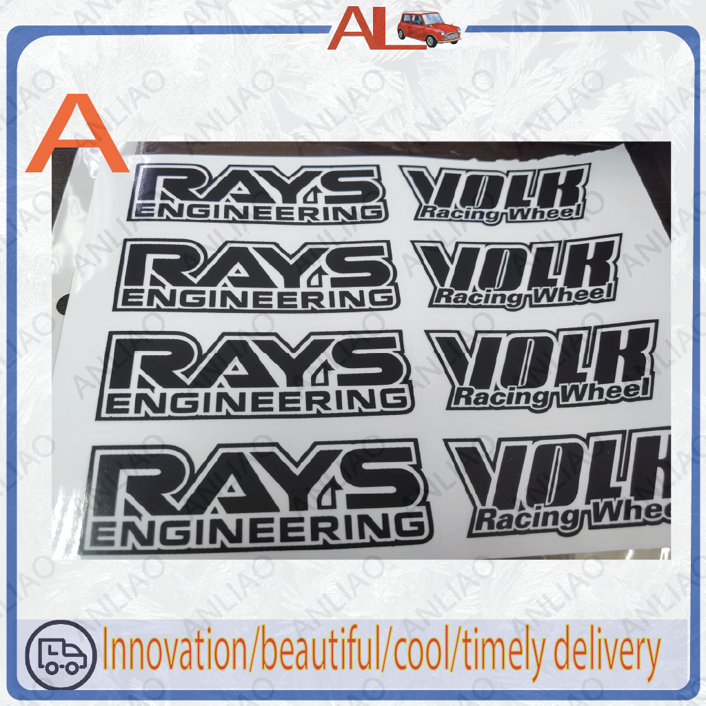 STICKER RAYS VOLK RACING TE37 1SET 8PC | Shopee Malaysia