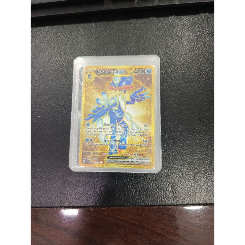 Pokemon TCG Quaquaval Ex Gold Paldea Evolved | Shopee Malaysia