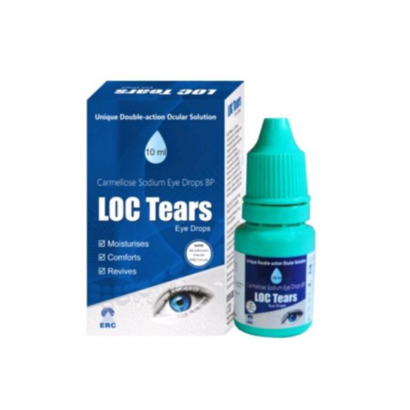LOC Tears Eye Drops 10ml (Unique Double-acting Ocular Solution ...