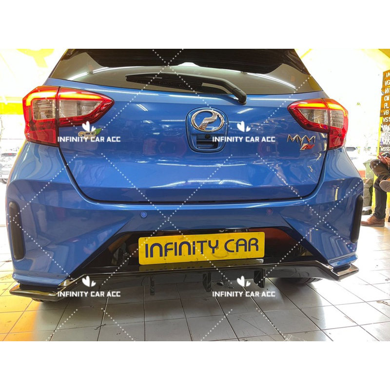Perodua Myvi FL Facelift 2022-2024 Rear Diffuser V1 | Shopee Malaysia
