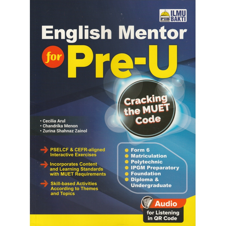 ILMU BAKTI | ACTIVITY BOOK | PRE-U - ENGLISH MENTOR FOR PRE-U (CRACKING ...