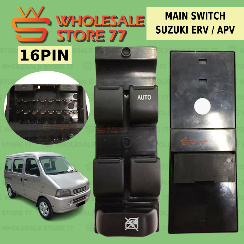 READY STOCK | Suzuki ERV APV Main Switch Power Window Main Switch ...