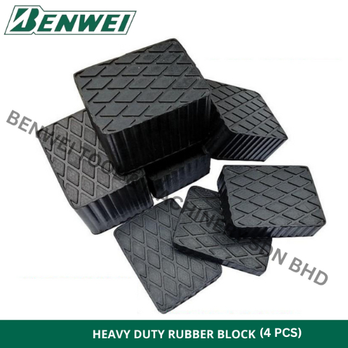 4PCS RUBBER BLOCK FOR SCISSOR LIFT / HEAVY DUTY RUBBER BLOCK SET ...