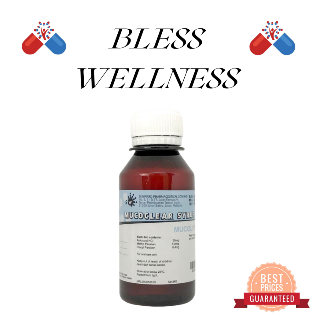 SUNWARD MUCOCLEAR COUGH SYRUP 120ML | Shopee Malaysia