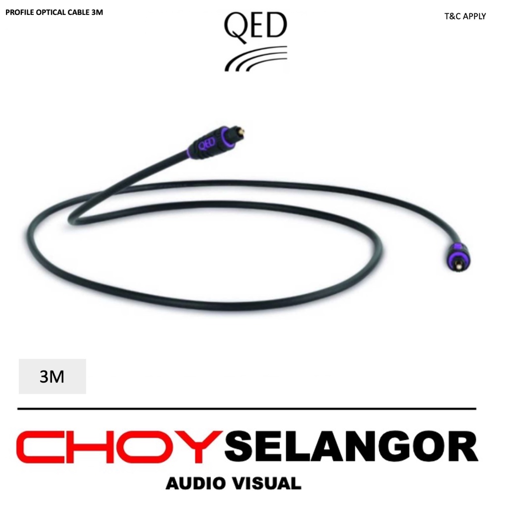 Qed Profile Optical Cable 3 Meter | Shopee Malaysia