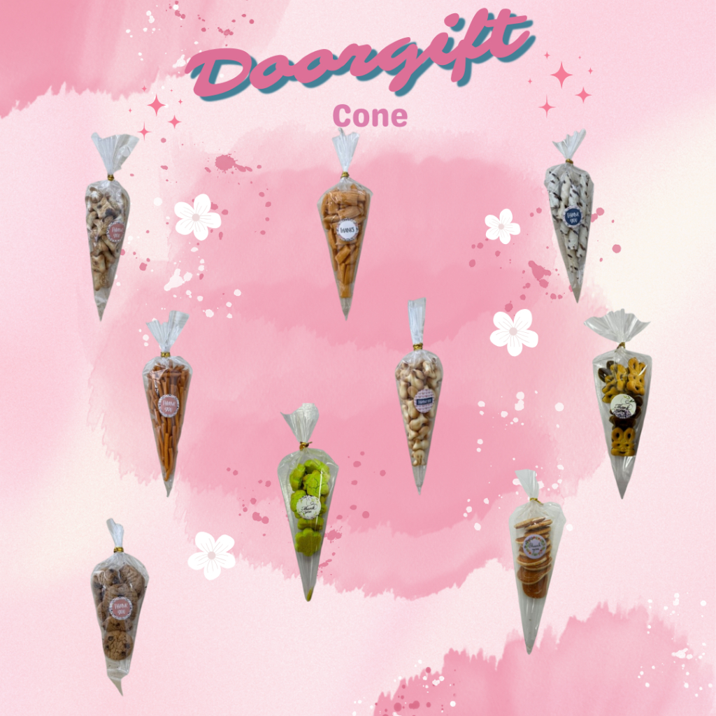 [ DOORGIFT ] BISKUT TIMBANG | GOODIES BISKUT TIMBANG CONE PACKAGING ...