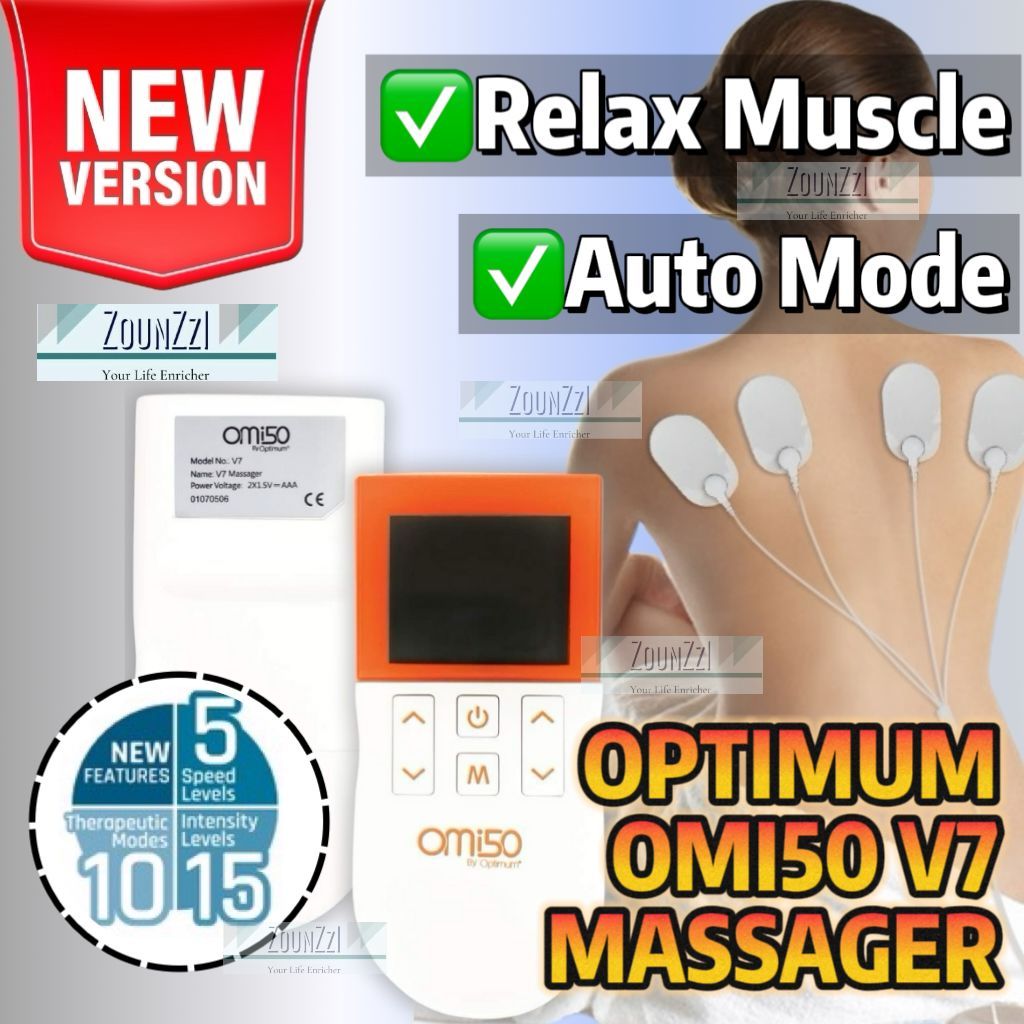 Optimum Full Body Portable Muscle Massager Vibrator Stimulator Mesin ...