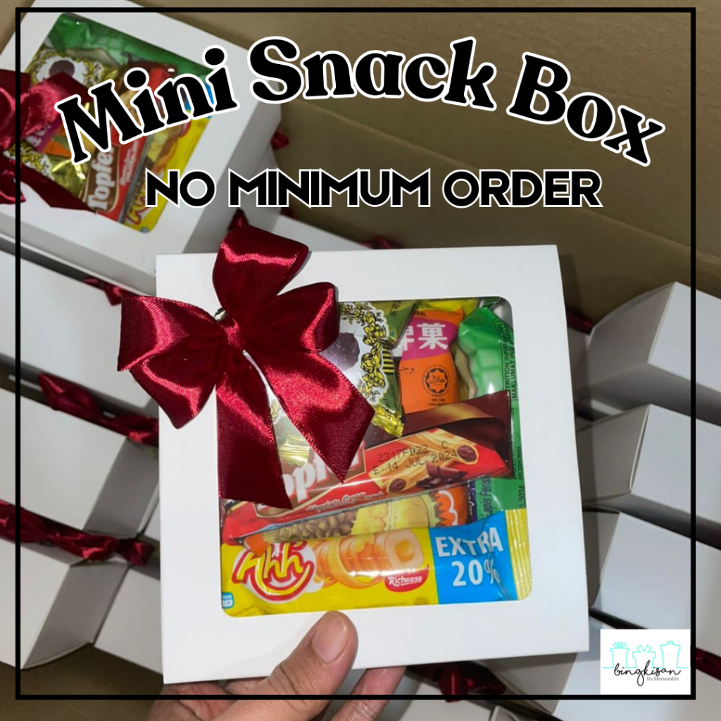 Mini Snack Box / Gift / Party pack / Birthday gift / Doorgift | Shopee ...