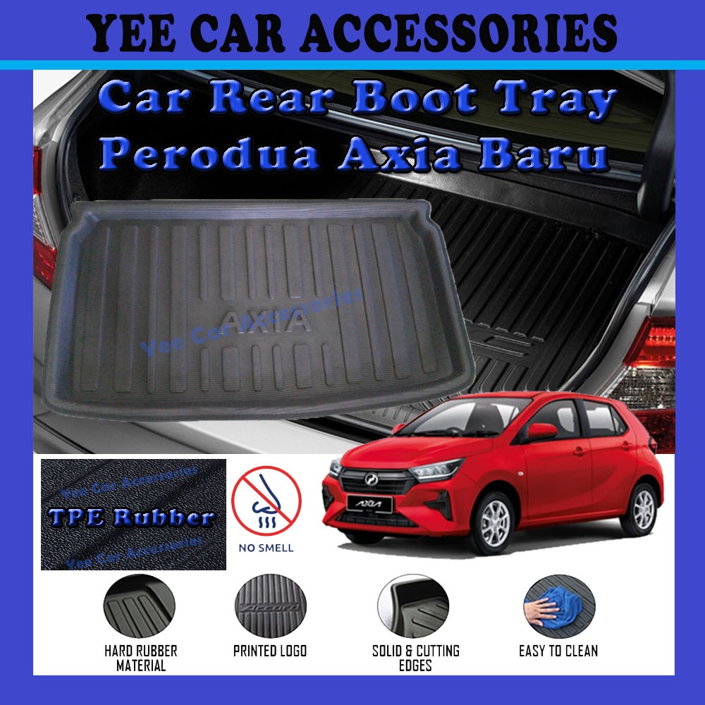 Perodua Axia Baru 2023-2025 High Quality Custom Fit Car Rear Trunk ...