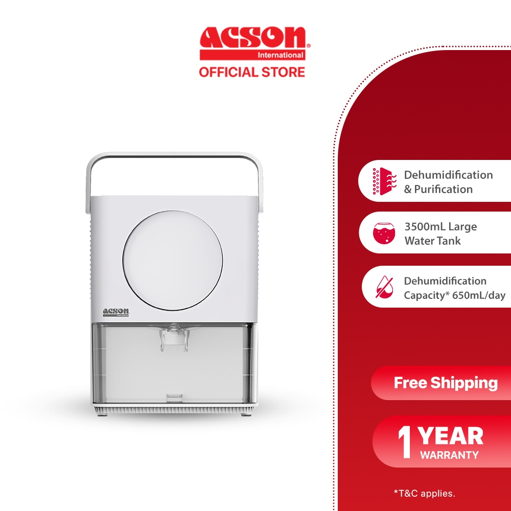 Acson Dehumidifier (3.5L) APD35B - Moisture Absorber Anti-Mould | Small ...
