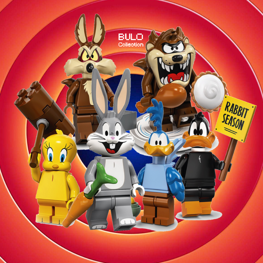 Looney Tunes Custom Minifigures Bugs Bunny Tweety Bird Cartoon Warner ...