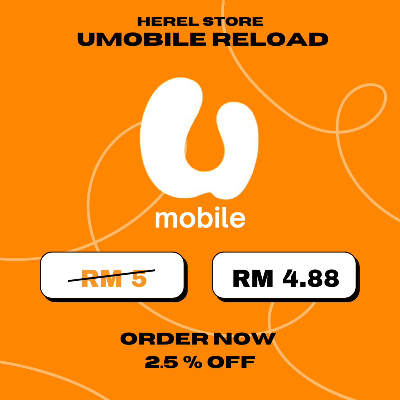 Umobile Prepaid Topup / Postpaid Bill 🔥 (OFF 2.5%) Fast Reload | Shopee ...