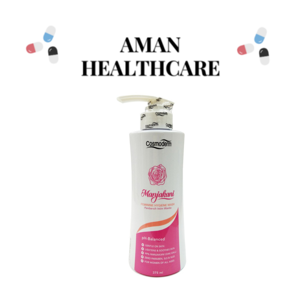 COSMODERM FEMININE HYGIENE WASH 375ML (LICORICE/MANJAKANI) | Shopee ...