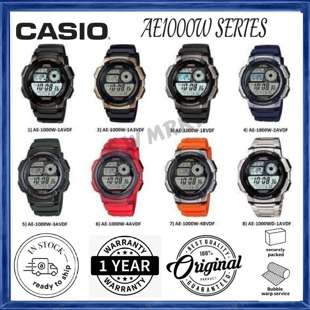 Casio AE-1000W Illuminator Digital Watch | Shopee Malaysia