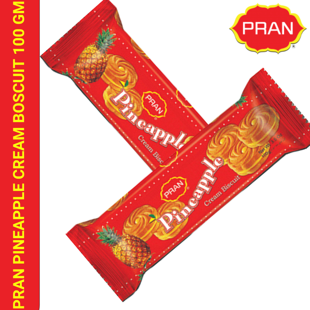 PRAN Pineapple Cream Biscuit (95g) | Shopee Malaysia