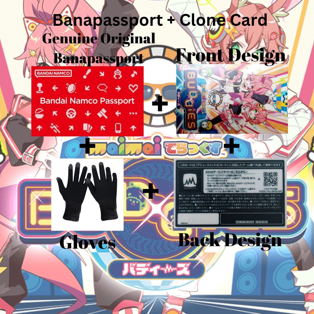 Maimai starter pack Banapassport Blank Card(Can Play On:Wmmt/Maimai ...