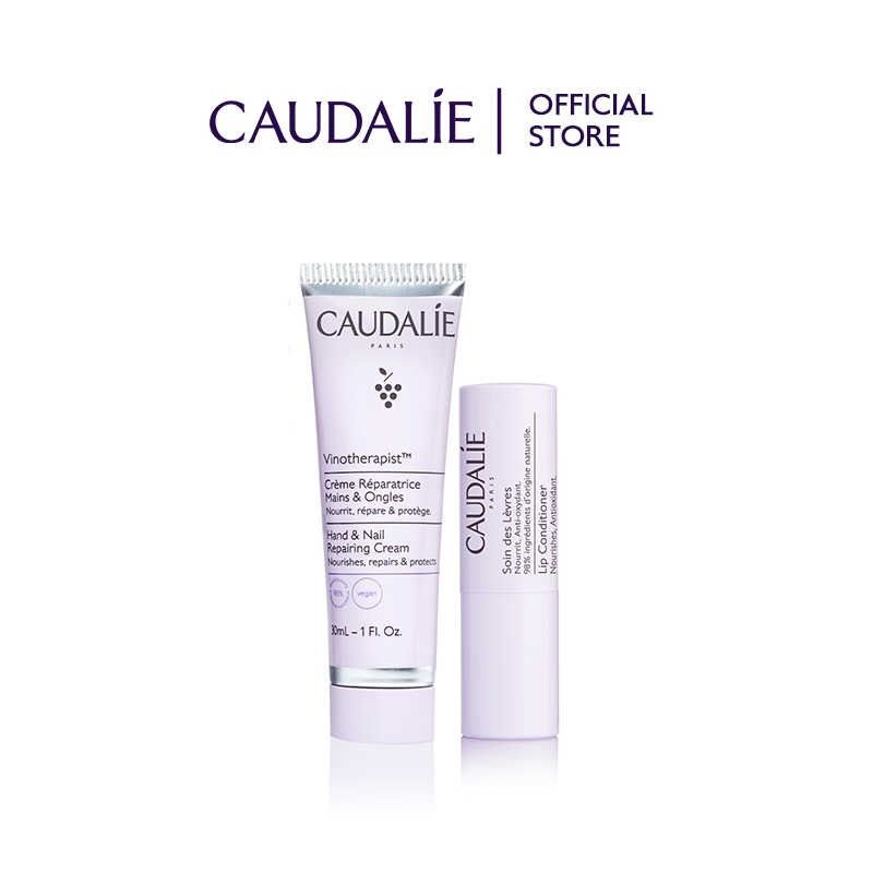Caudalie Vinotherapist™ Hand & Lip Duo | Nourishes & Repair | Organic ...