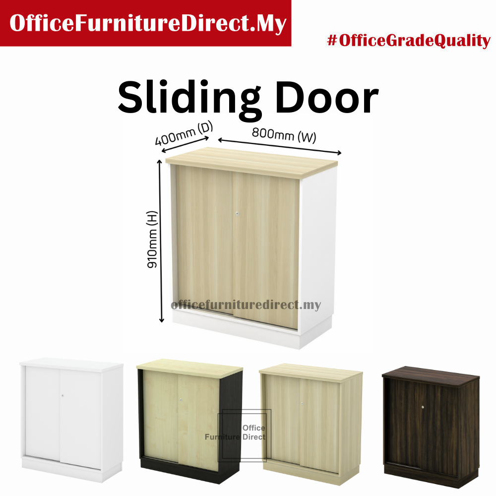2 Layer Arch File Abba File Office Sliding Door Low Cabinet 91cm Q-YS9 ...