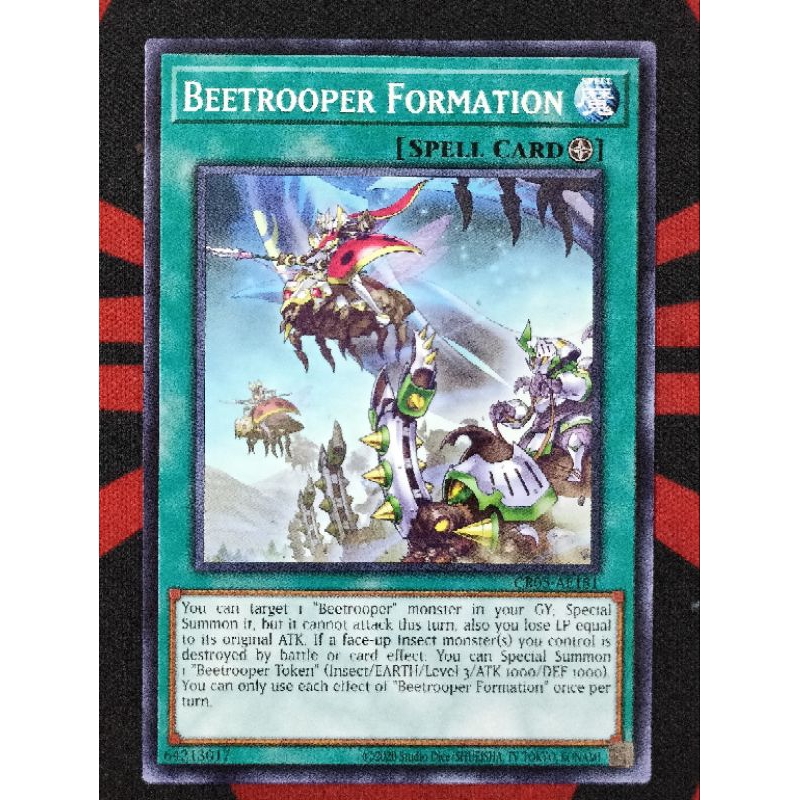YUGIOH KONAMI CR05-AE181 Beetrooper Formation (Common) | Shopee Malaysia