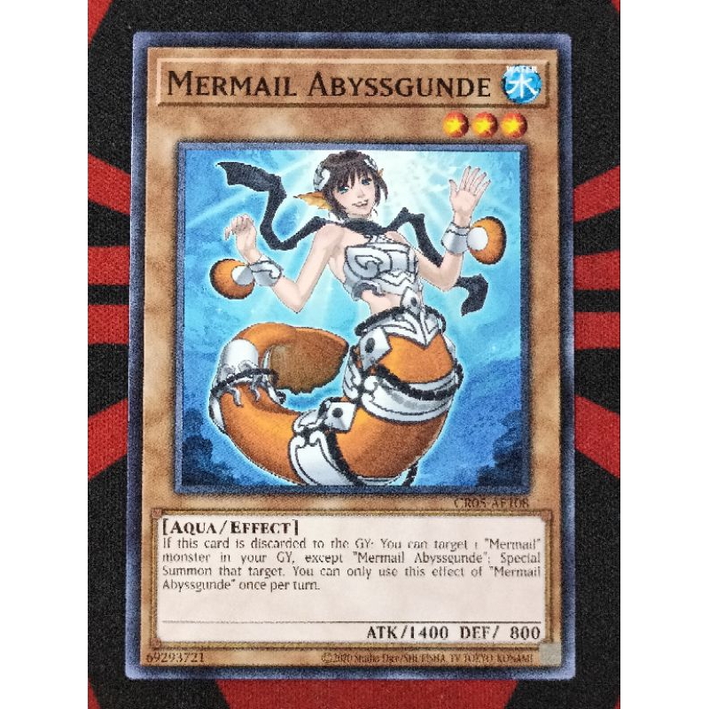 YUGIOH KONAMI CR05-AE108 Mermail Abyssgunde (Common) | Shopee Malaysia
