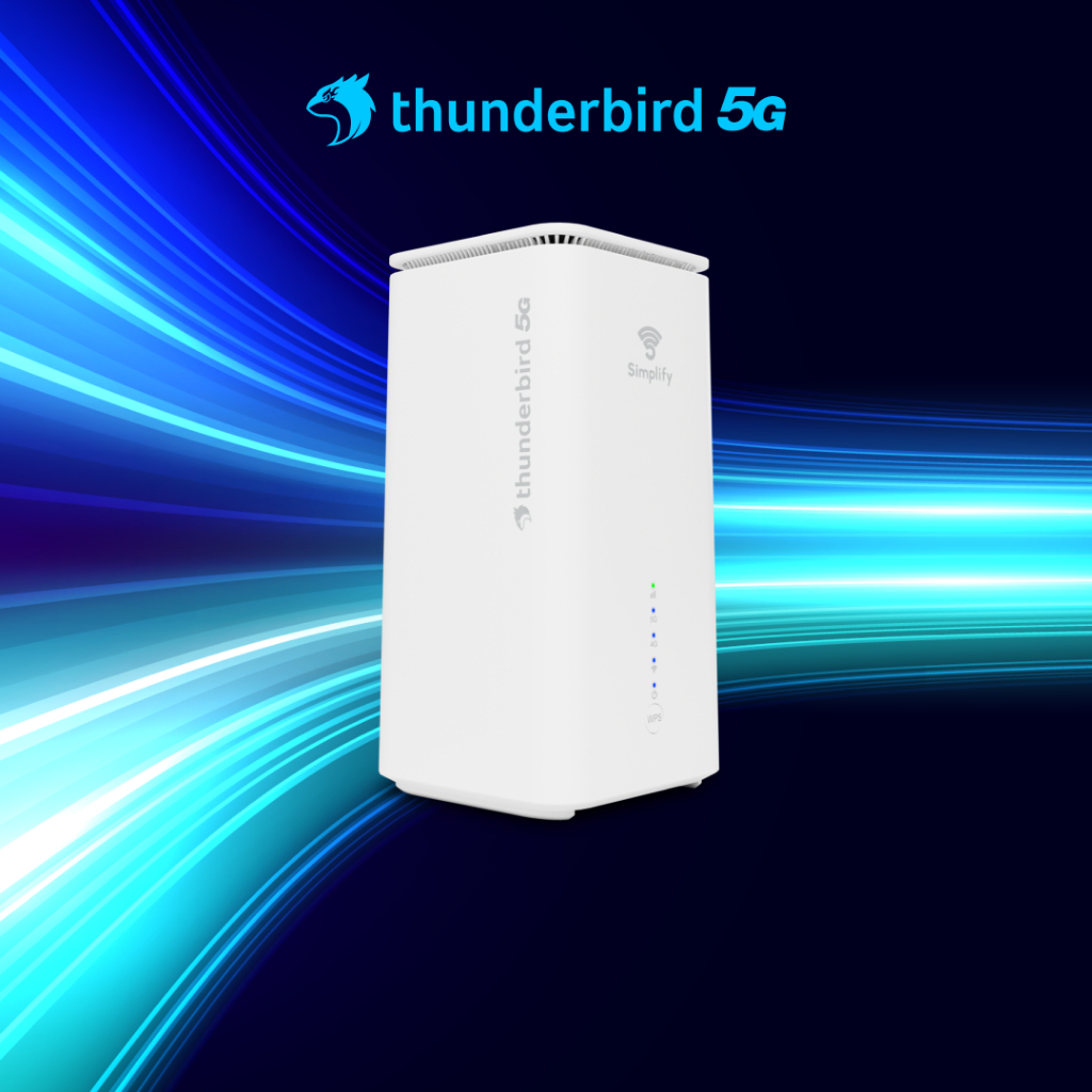 Simplify Thunderbird 5G Router | 5G CPE | Quad-core CPU | 4.7Gbps over ...