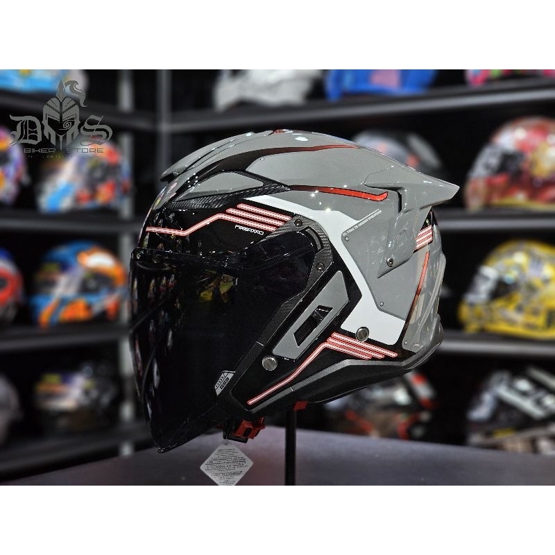 Original GSB Fiberglass Open Face Helmet | Shopee Malaysia
