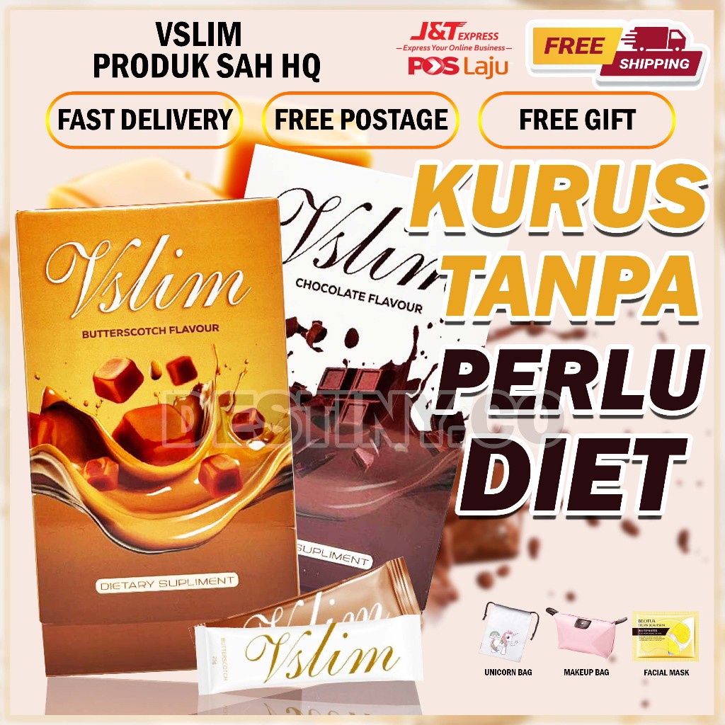 VSLIM Dyna Yusof Minuman Kurus Tanpa Diet Original HQ Menaikkan ...
