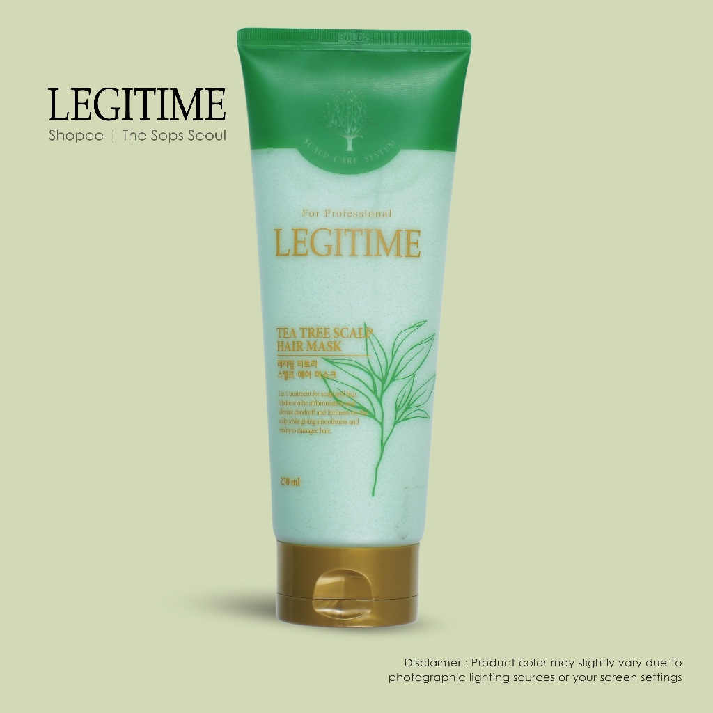 LEGITIME Tea Tree Scalp Hair Mask (230ml) | Shopee Malaysia