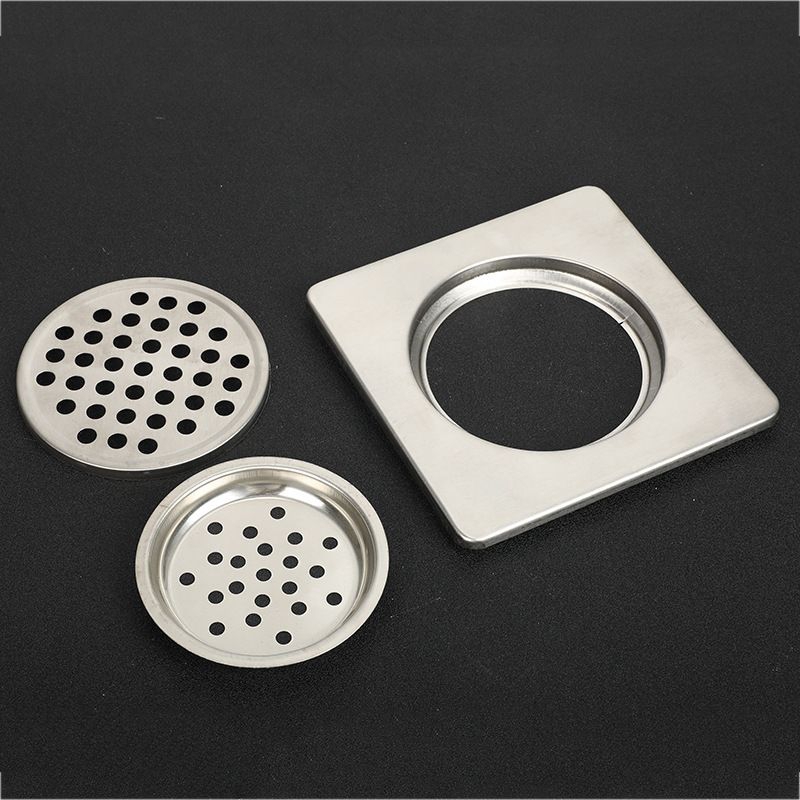 150mm STAINLESS STEEL Double Filter Floor Drain Cover Toilet Bathroom ...