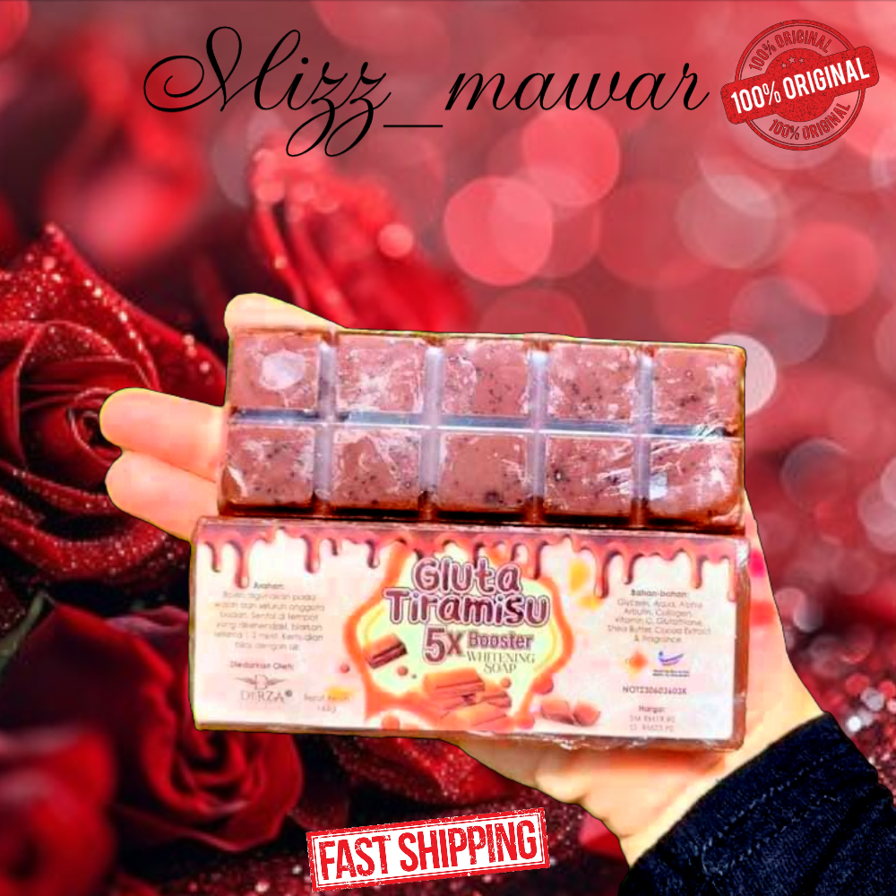 🔥CLEARANCE🔥 SABUN COKLAT GLUTA TIRAMISU CHOCOLATE SOAP WHITENING 5x ...