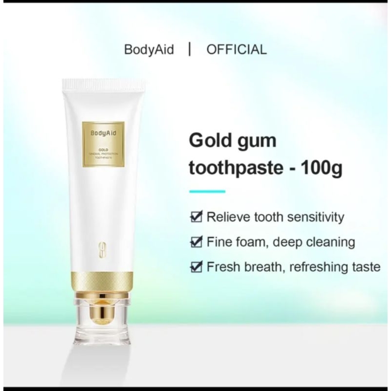BODYAID GOLD GINGIVAL PROTECTION TOOTHPASTE (100+20g) GOLD GUM ...