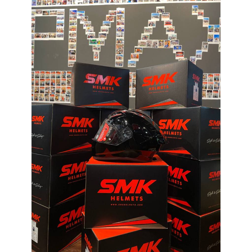 SMK FULL FACE SMK HELMET FULL FACE PLAIN HELMET FULL FACE SOLID FULL ...