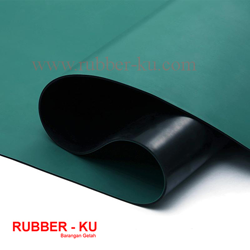 Anti Static Rubber Sheet, ESD Green Rubber Sheet 2mm thickx1meterx10 ...