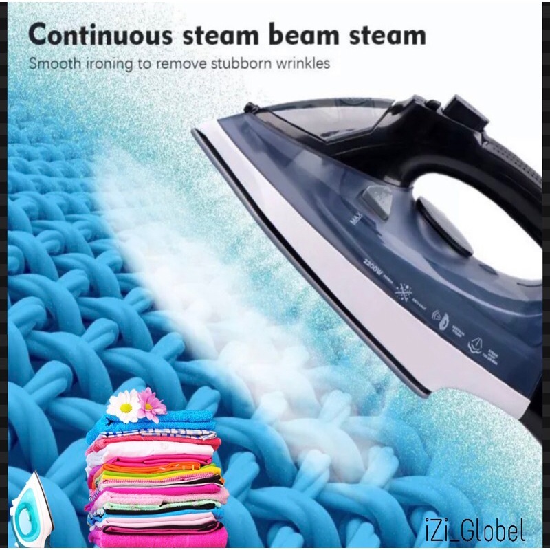 🔥 Heavy Duty Steam Iron by Royal Master 113| 2200W | Ceramic Soleplate ...