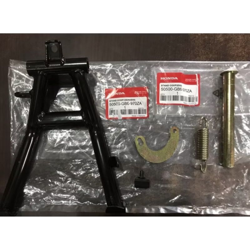 ORIGINAL HONDA EX5 / EX5 DREAM MAIN STAND DOUBLE STAND COMPLETE SET 6 ...