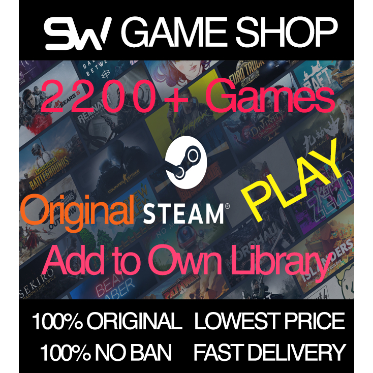🎮2200+ PC Steam Original Games Add to Own Steam Library Steam Hammer ...