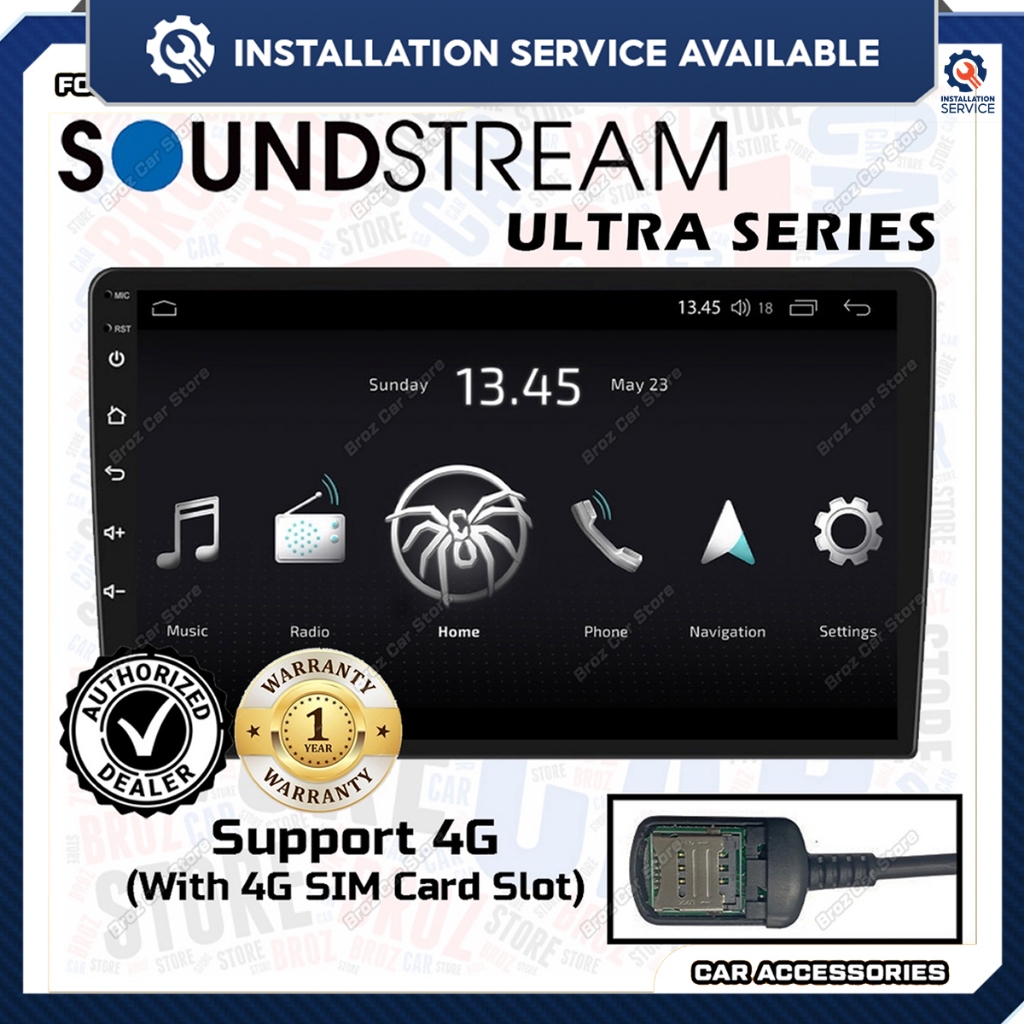 [Installation Provided] SOUNDSTREAM ANZUO ULTRA 2K DSP 4G SIM Android ...