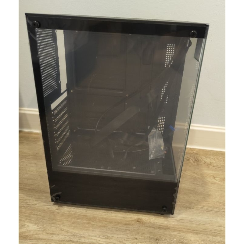 Evesky Ruix ATX aquarium case with transparent tempered glass | Shopee ...