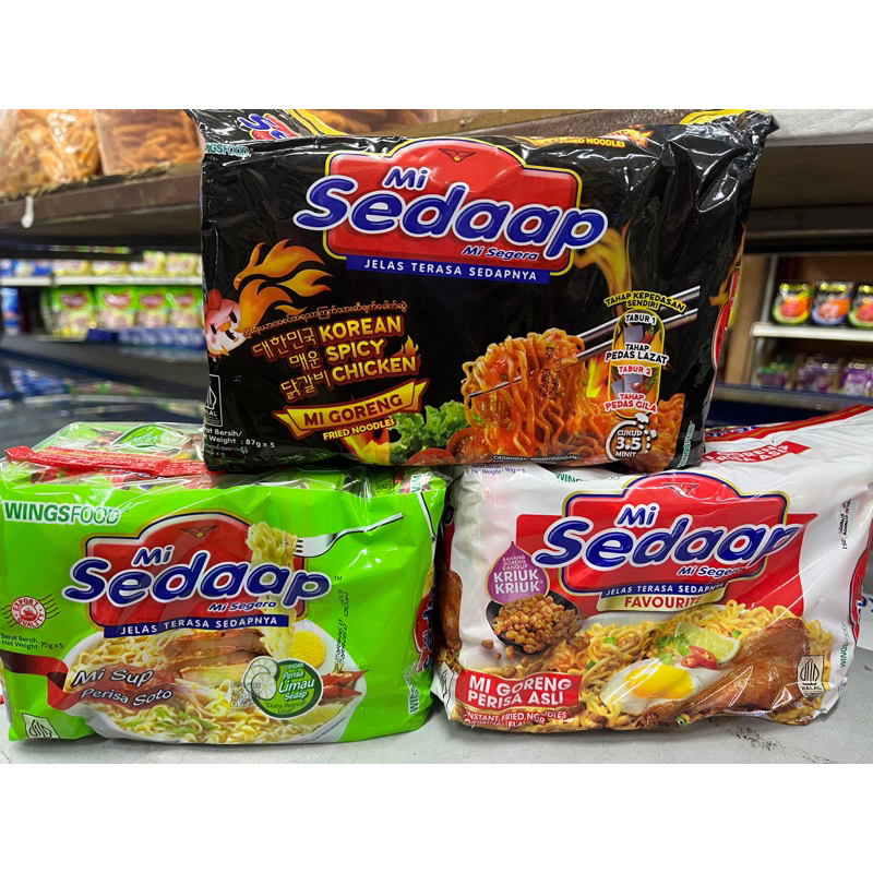 MI SEDAP GORENG (90gm x5pcs) exp 2025 | Shopee Malaysia