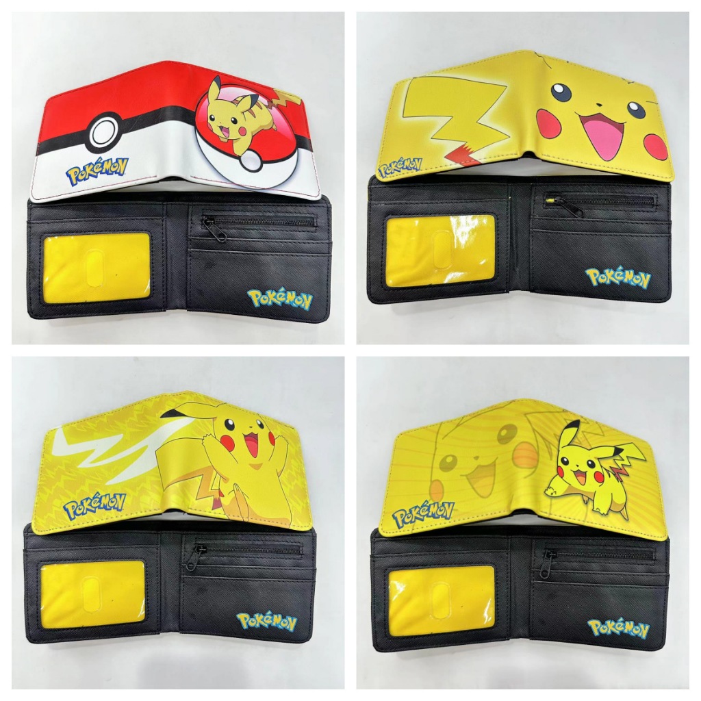 🔥Ready Stock🔥Pokemon PU Leather Children Wallet Pikachu Gengar Pokemon ...