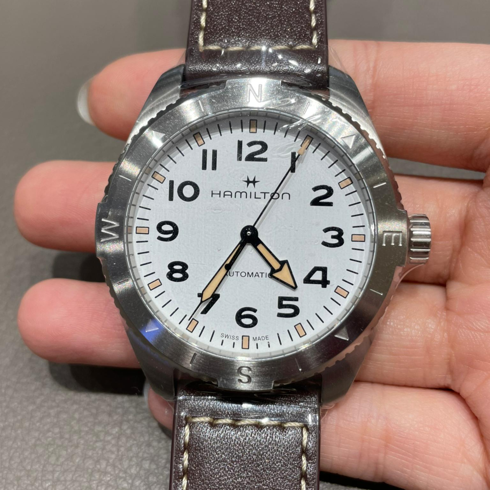 Hamilton Khaki Field Expedition Auto White Dial - 41mm | Shopee Malaysia